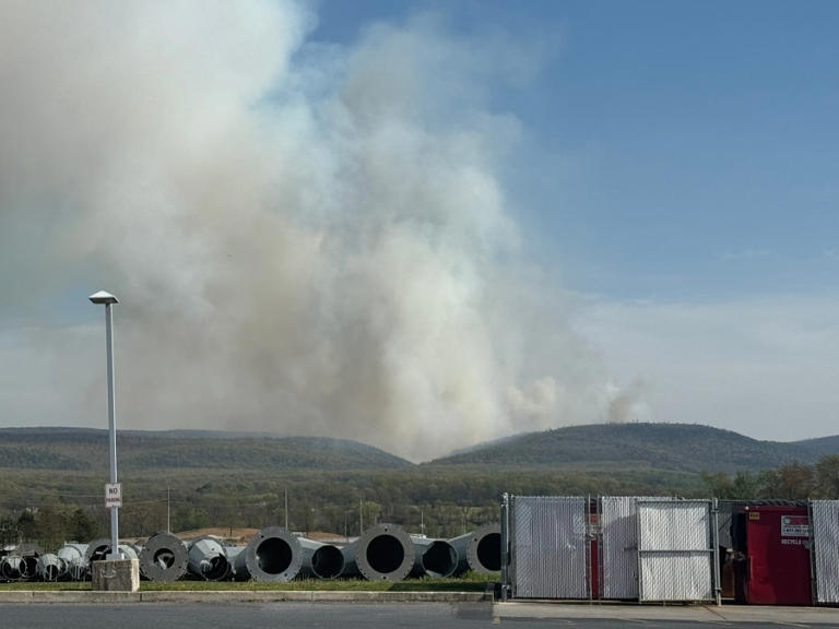 Residents told to evacuate due to large Cumberland County wildfire
