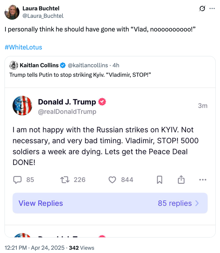 Donald Trump's Two-Word Message To Vladimir Putin Is Now A Hilarious Meme