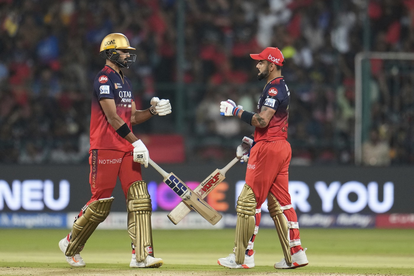 Kohli, Padikkal fifties power RCB to 205