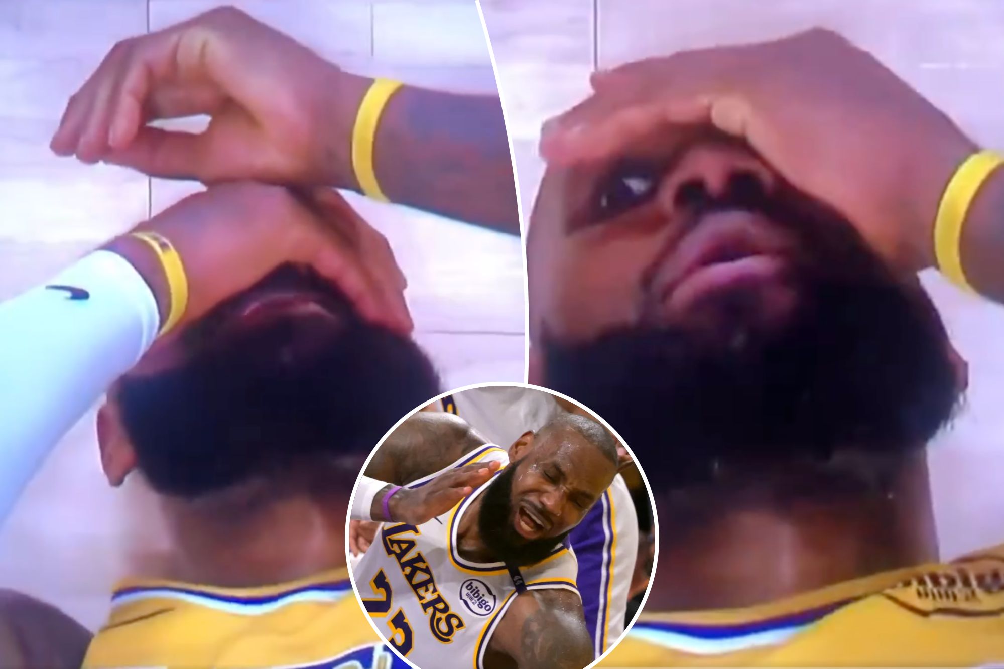 LeBron James video shows apparent sneaky flopping moment in huge Lakers win