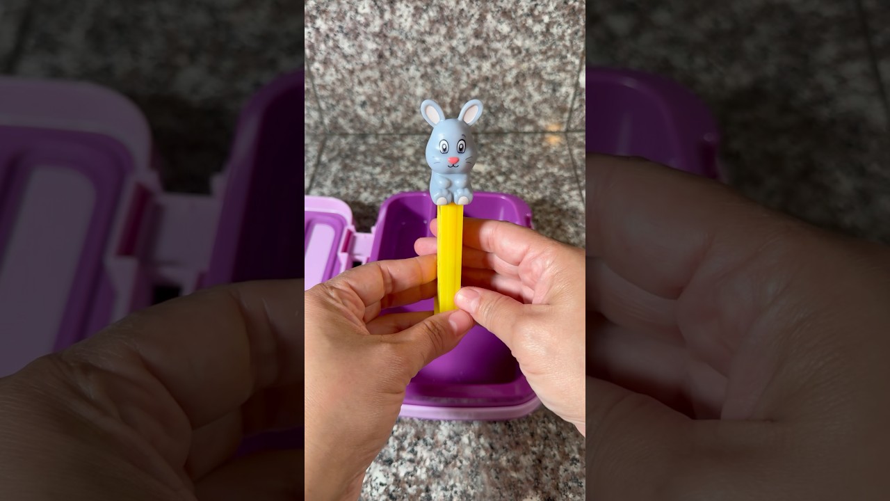 Packing school lunch with a bunny corn dog