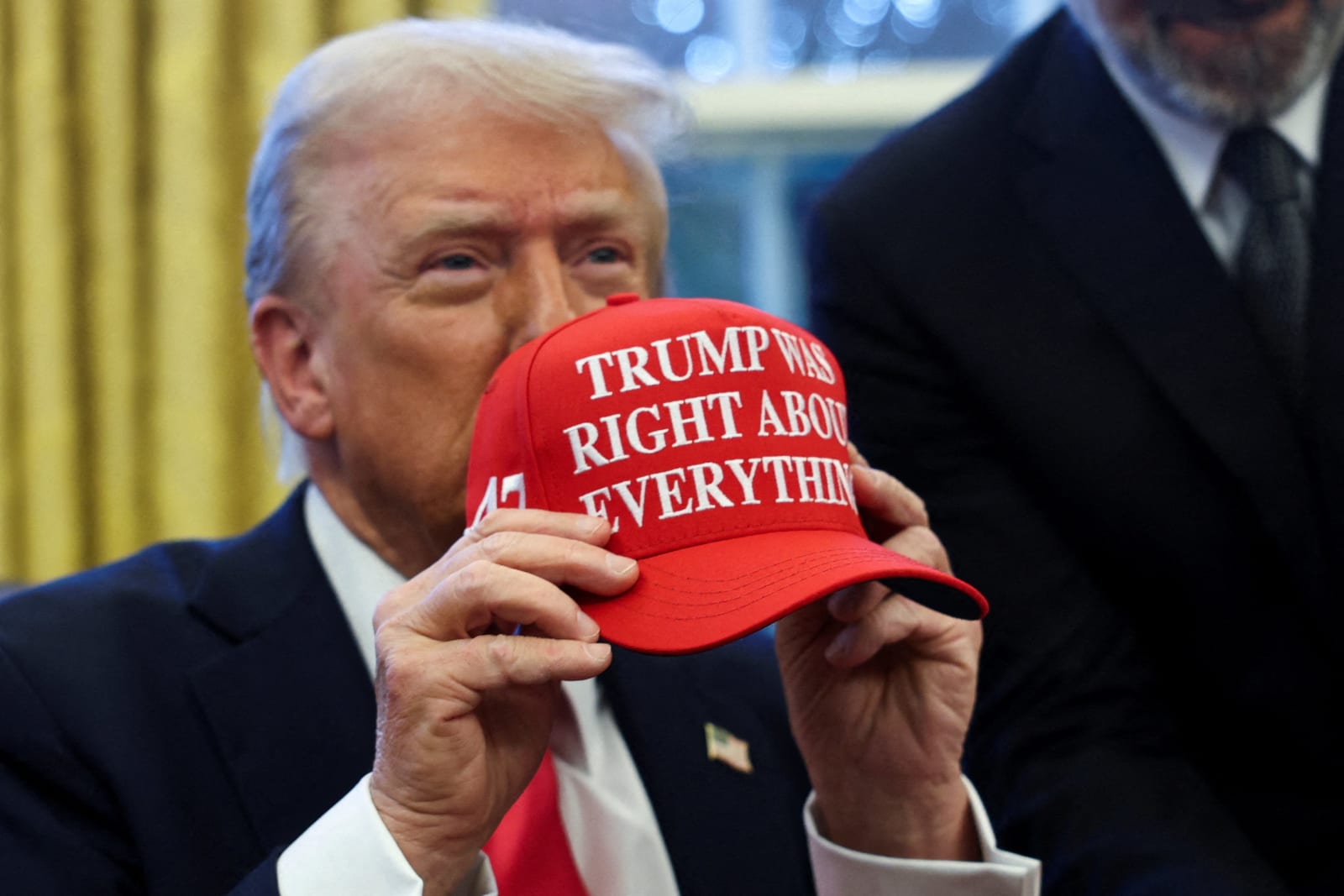 'Trump 2028' hats launched for sale on president's official website
