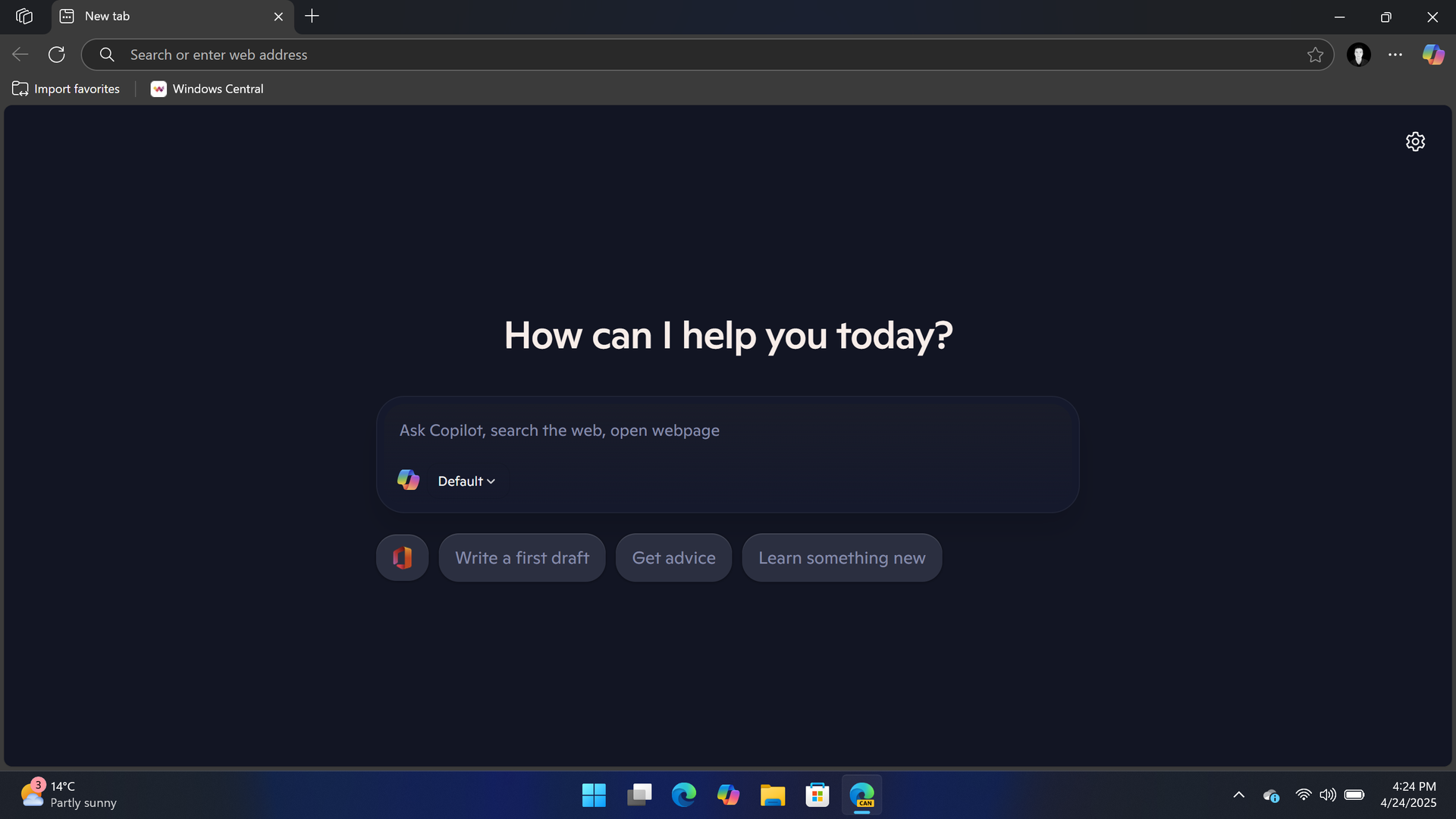 Microsoft Edge may be getting a redesigned New Tab Page powered by Copilot