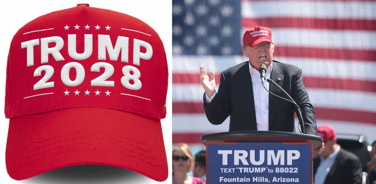 'Trump 2028' Hat Drops As President Doubles Down On Third-Term Talk