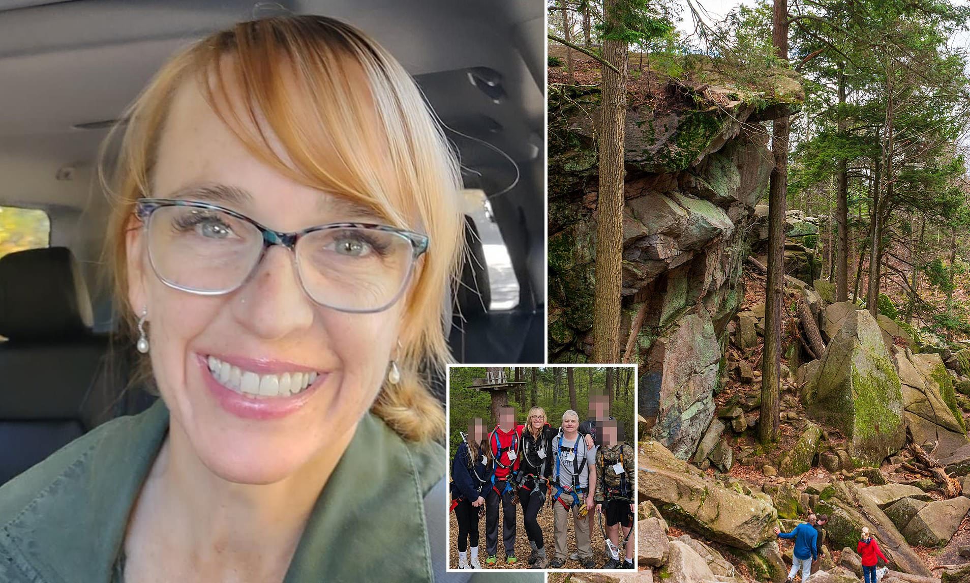 Mother falls to her death in front of three of her children while ...