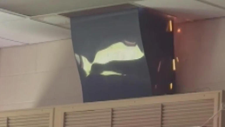 Crews working on roof send sparks flying into Elizabeth Forward High ...