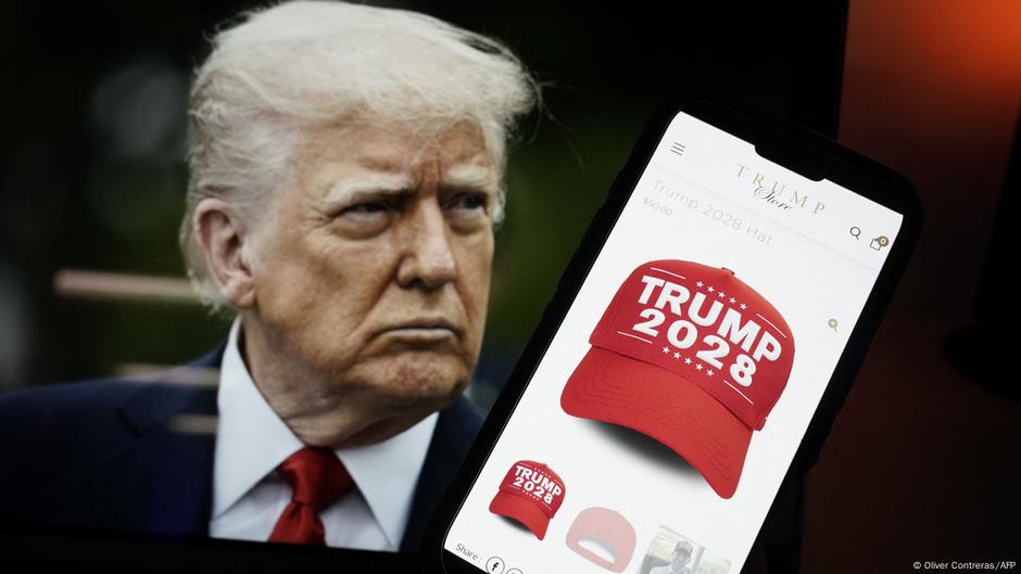 Donald Trump selling 2028 election merch despite term limit