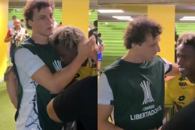 Emotivo momento: así fue consolado Kevin Londoño por David Luiz