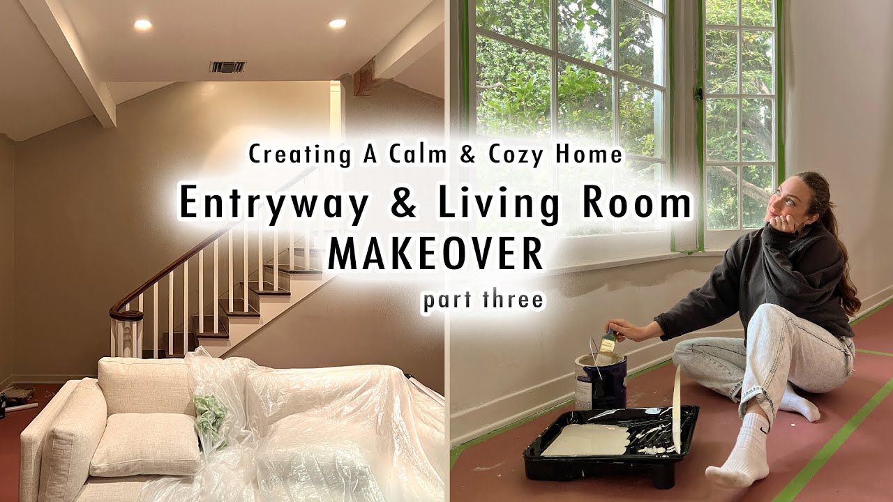 Designing Calm & Cozy Entry and Living Room Spaces