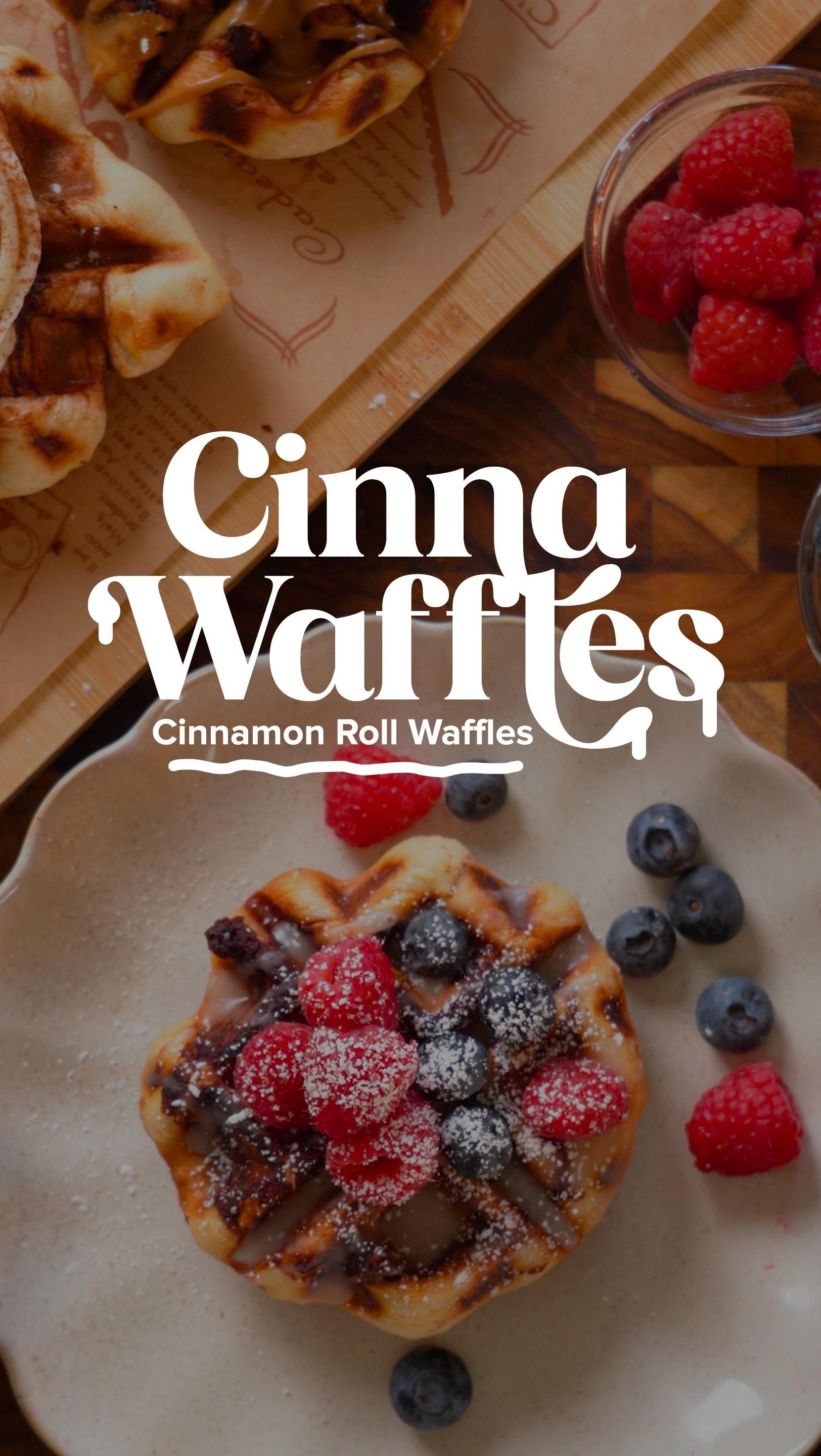 Cinnamon Roll Croffle