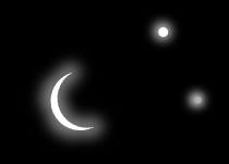 'Smiley face' moon isn't happening, but see Christmas Tree Cluster instead