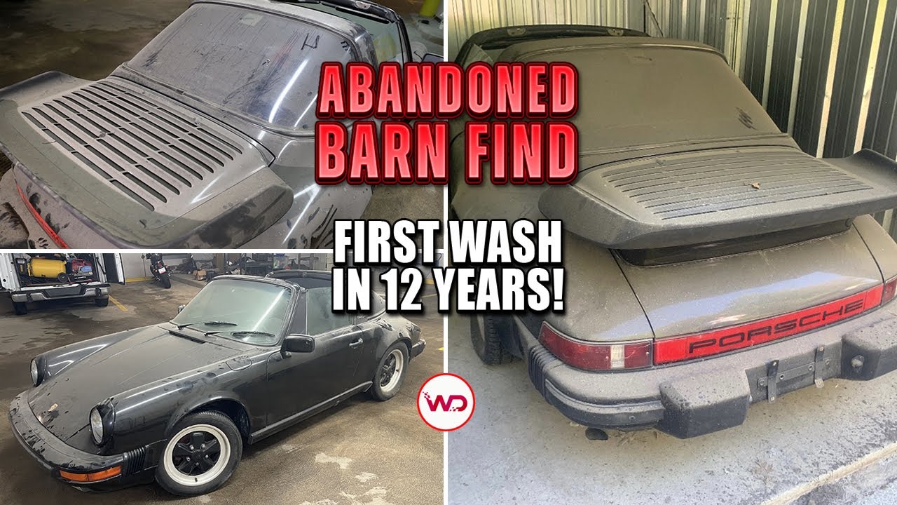 Washing a Porsche 911 Targa after 12 years