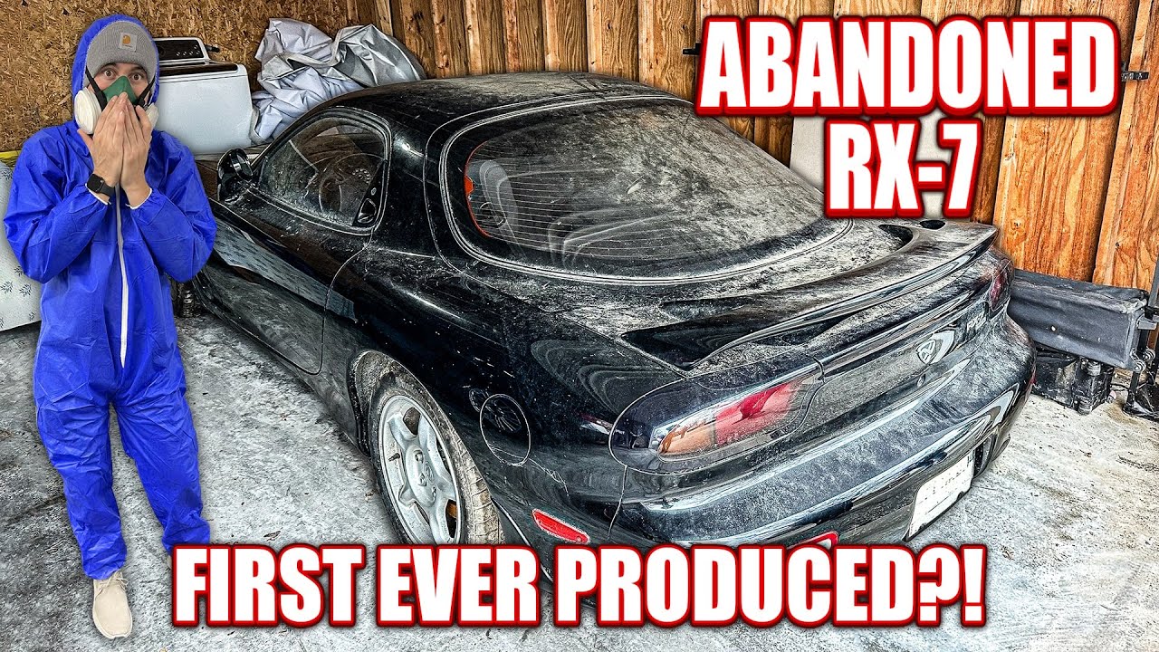 Rare FD RX-7 Prototype Washed for the First Time in 20 Years