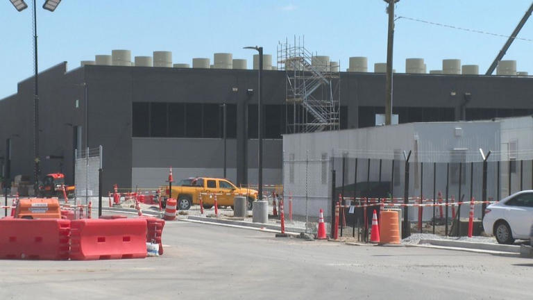 Two airlifted after fire at Amazon data site near New Carlisle