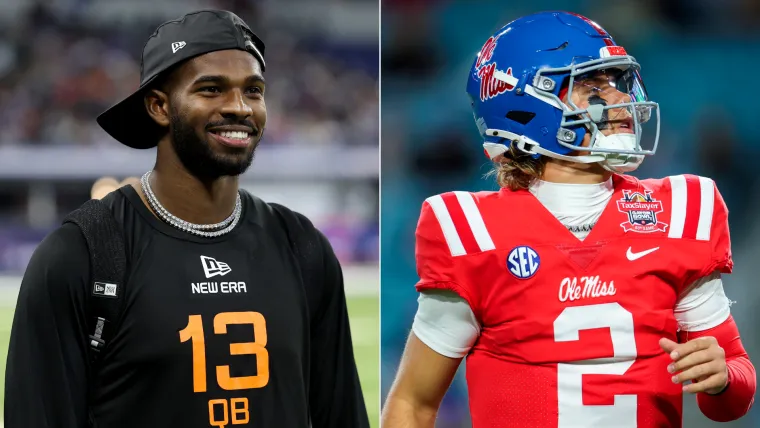 Why did Giants draft Jaxson Dart over Shedeur Sanders? New York trades up for unexpected QB pick ...