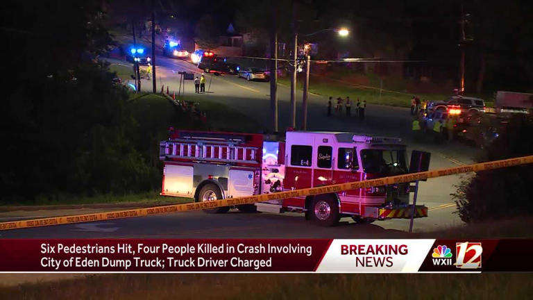 Four killed, 3 injured after crash involving city vehicle, power crews