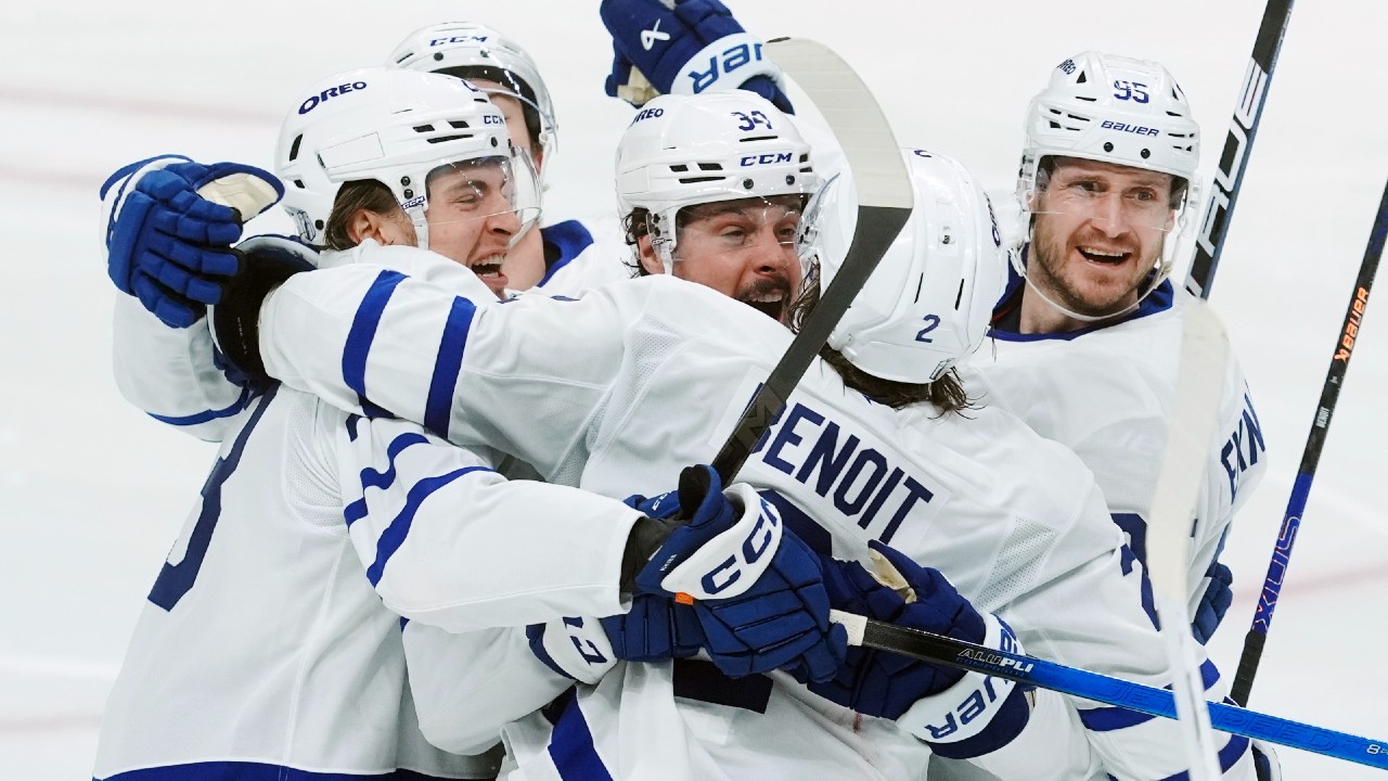 Maple Leafs’ unlikely hero Simon Benoit scores biggest goal of his life