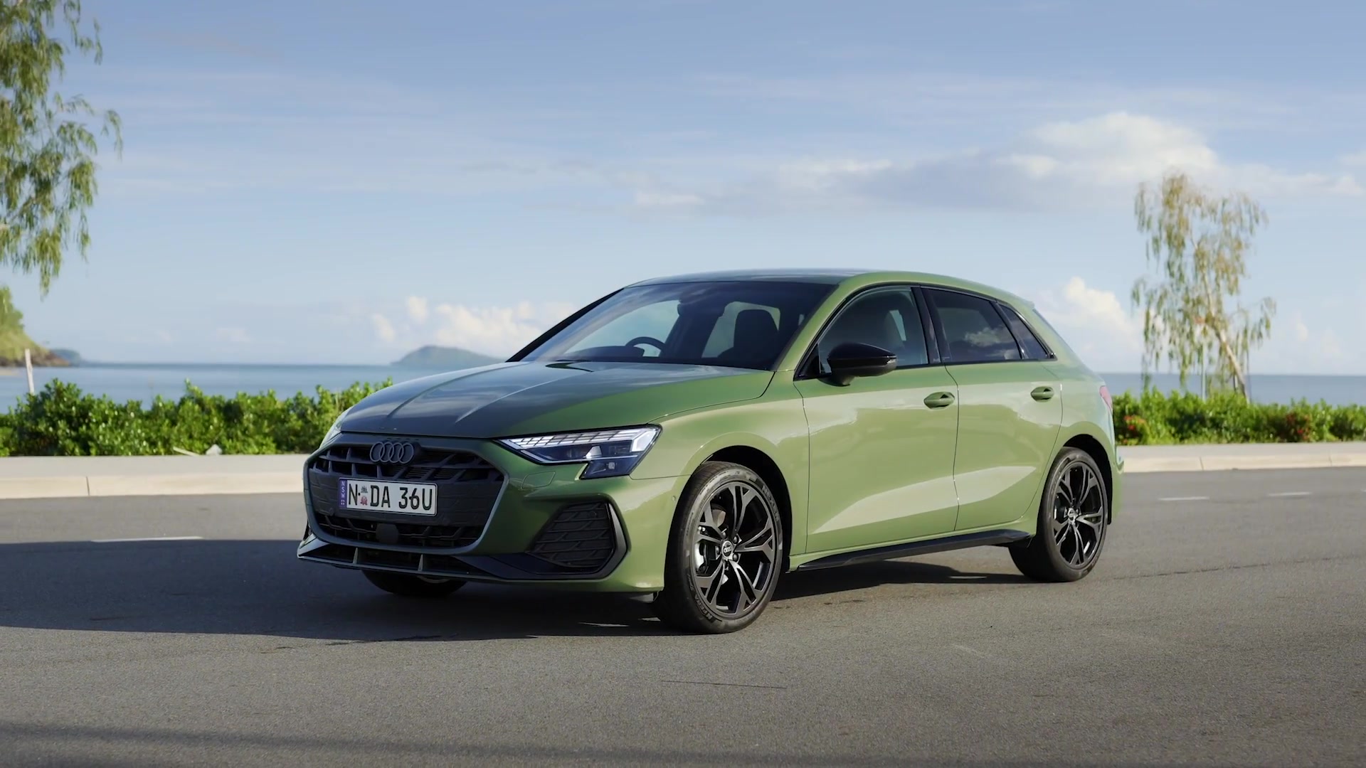 2025 Audi A3 Sportback Design Preview in District Green