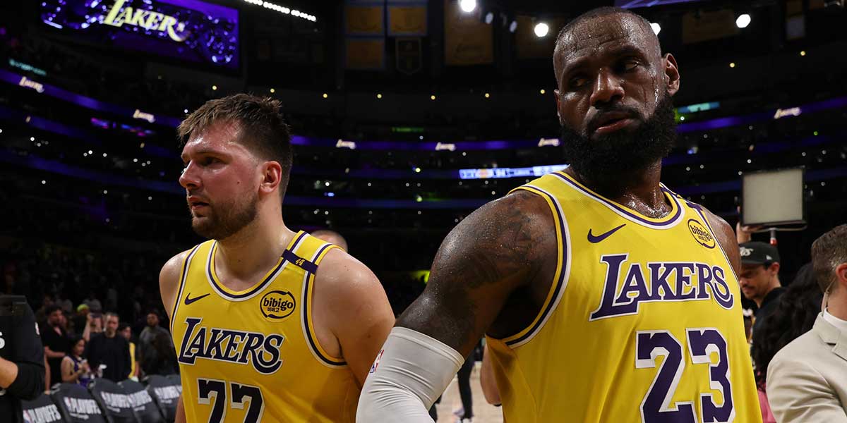 Reporter makes LeBron, AD, Luka Lakers jersey retirement prediction