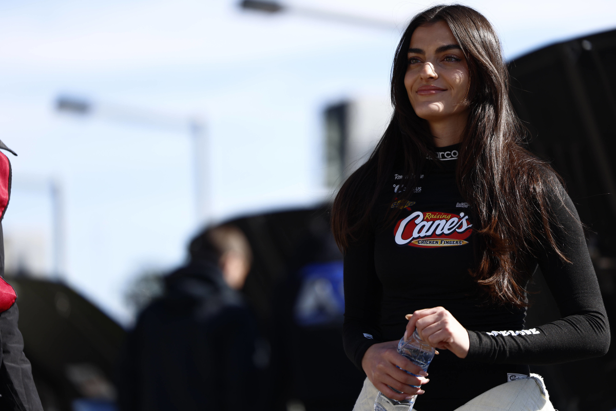 NASCAR's only full-time female driver reveals unusual path to race seat