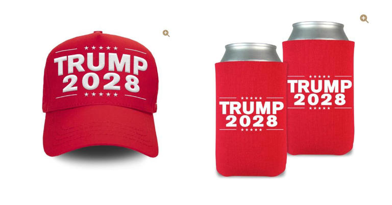 Donald Trump Now Selling 'Trump 2028: Rewrite the Rules' Merchandise ...