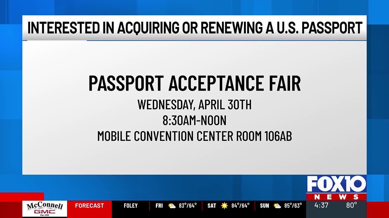 Passport acceptance fair set Wednesday in Mobile is full, officials say
