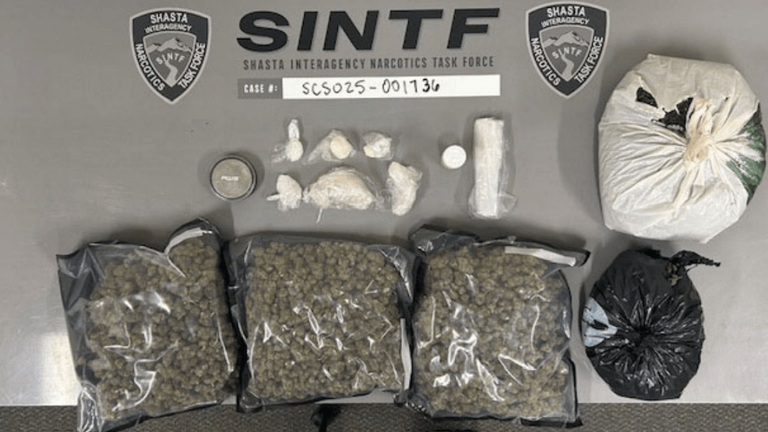 Traffic stop in Redding leads to drug arrests, large meth and marijuana ...