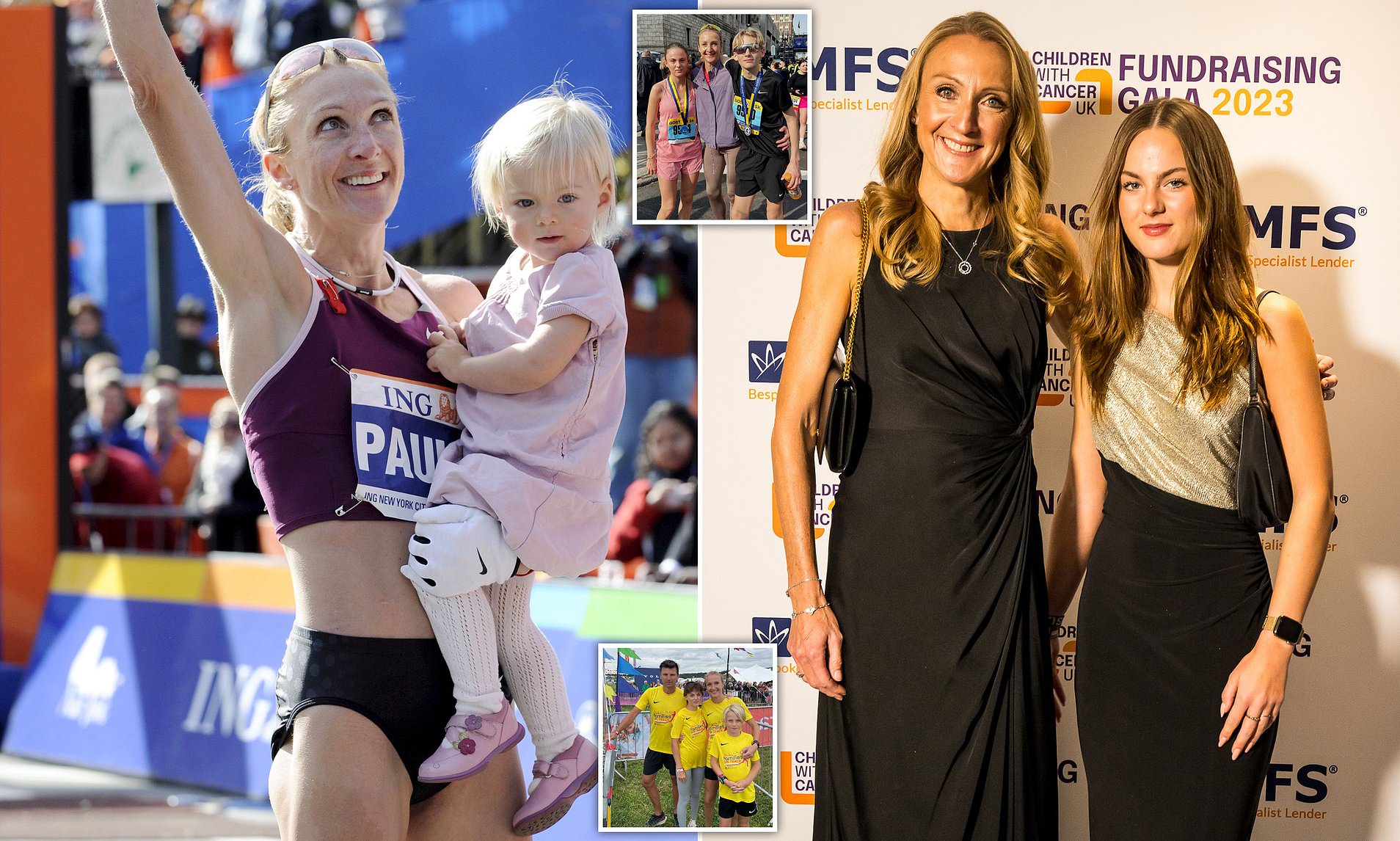 Paula Radcliffe prepares for her toughest-ever marathon - cheering on ...