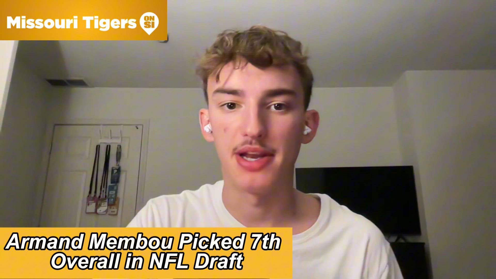 Mizzou OT Armand Membou Picked 7th Overall in NFL Draft