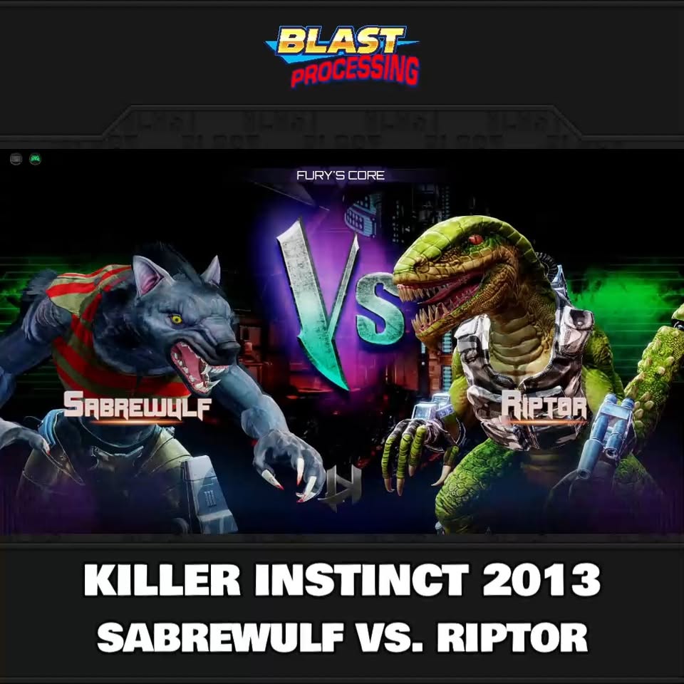 Killer Instinct Sabrewulf vs Riptor