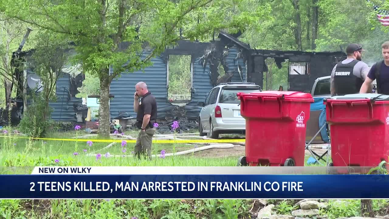 2 young teens die in Franklin County house fire; man charged with arson