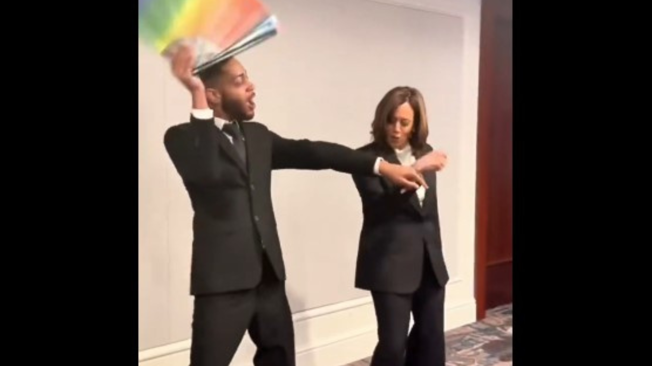 Kamala Harris' viral backstage dance on 'Boots on the Ground' called ...