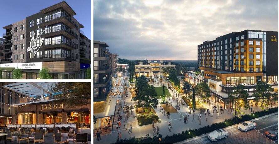 Renderings show potential plans for Oak Court Mall site