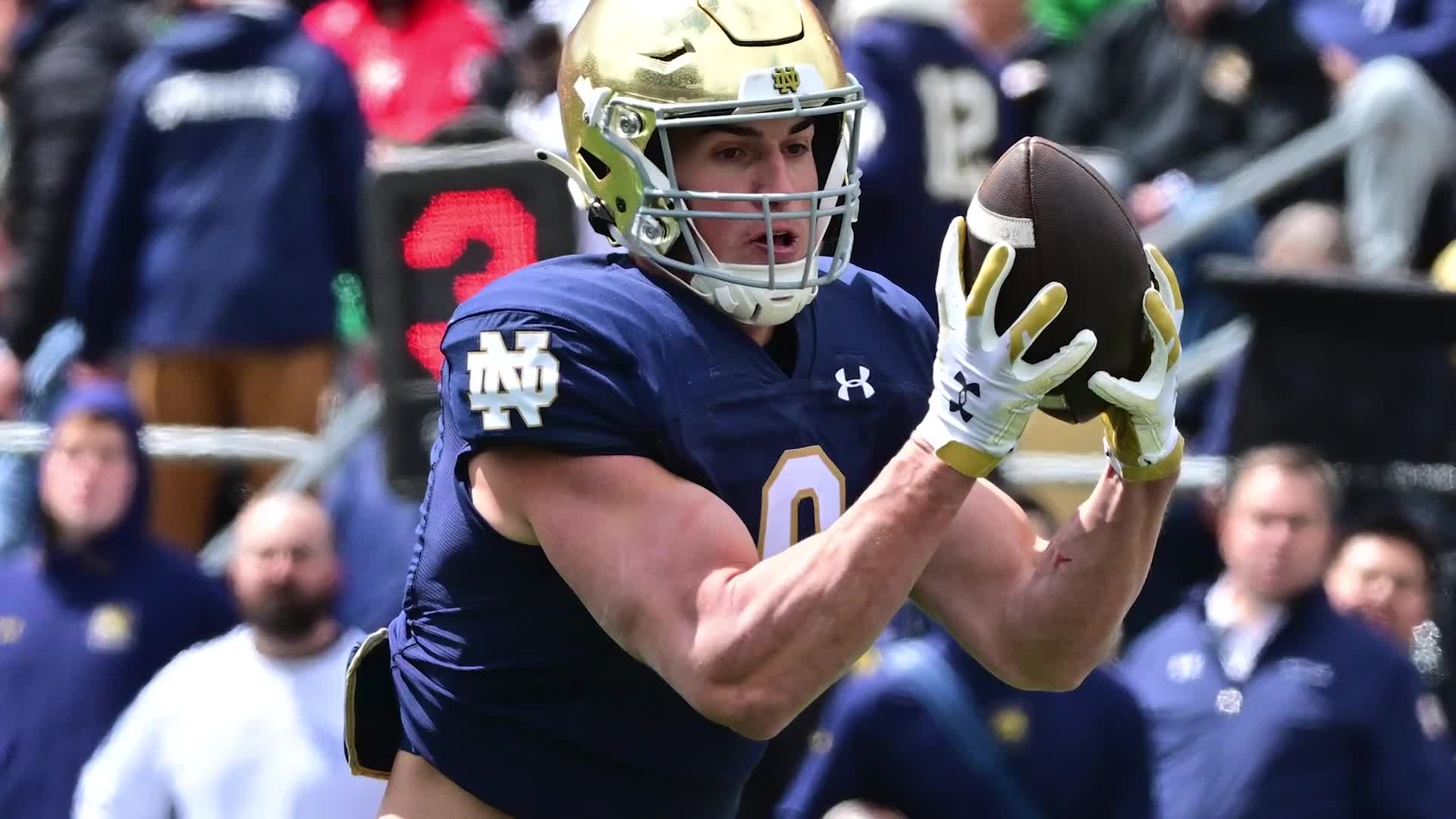Tight end and receiver are BIG question marks for the Irish in 2025