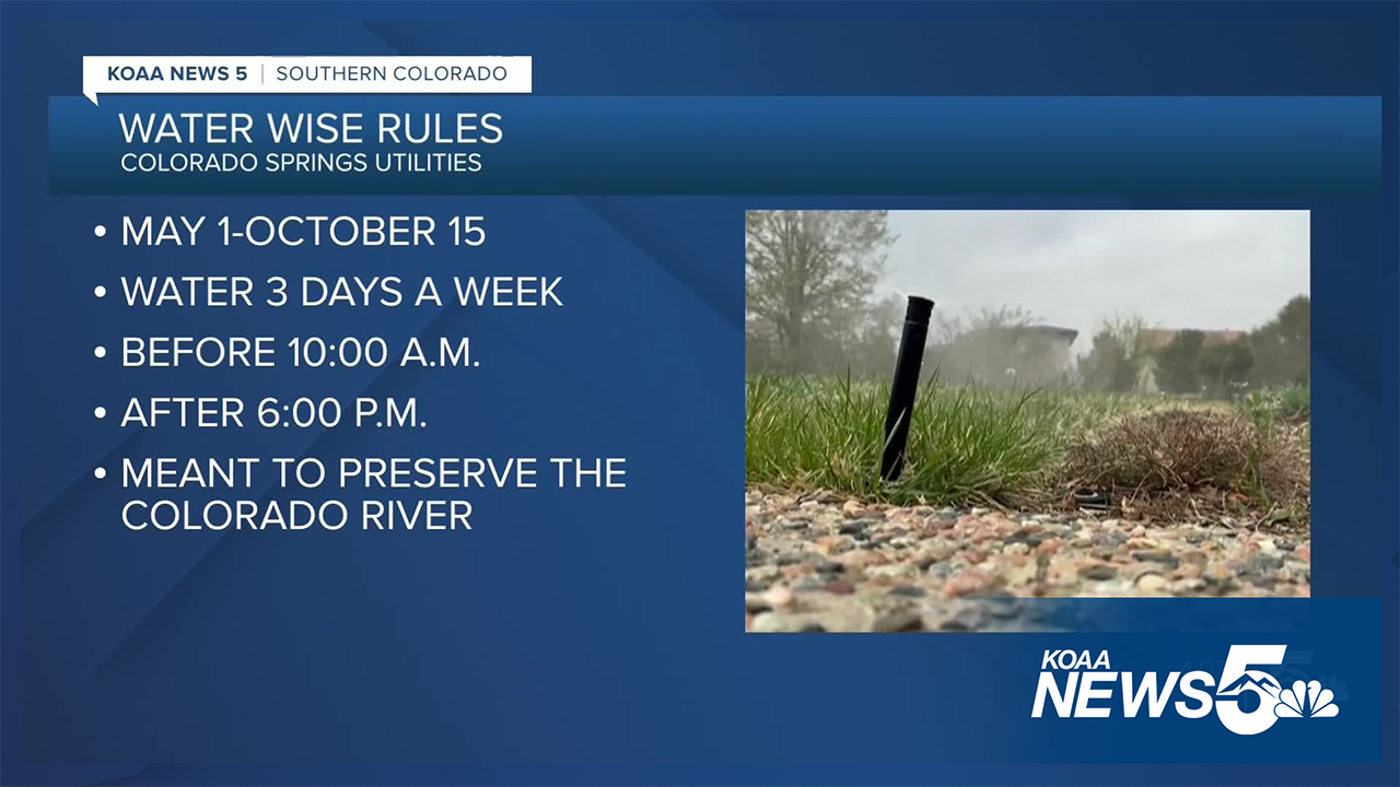 Colorado Springs Utilities' water rules take effect to help conserve ...