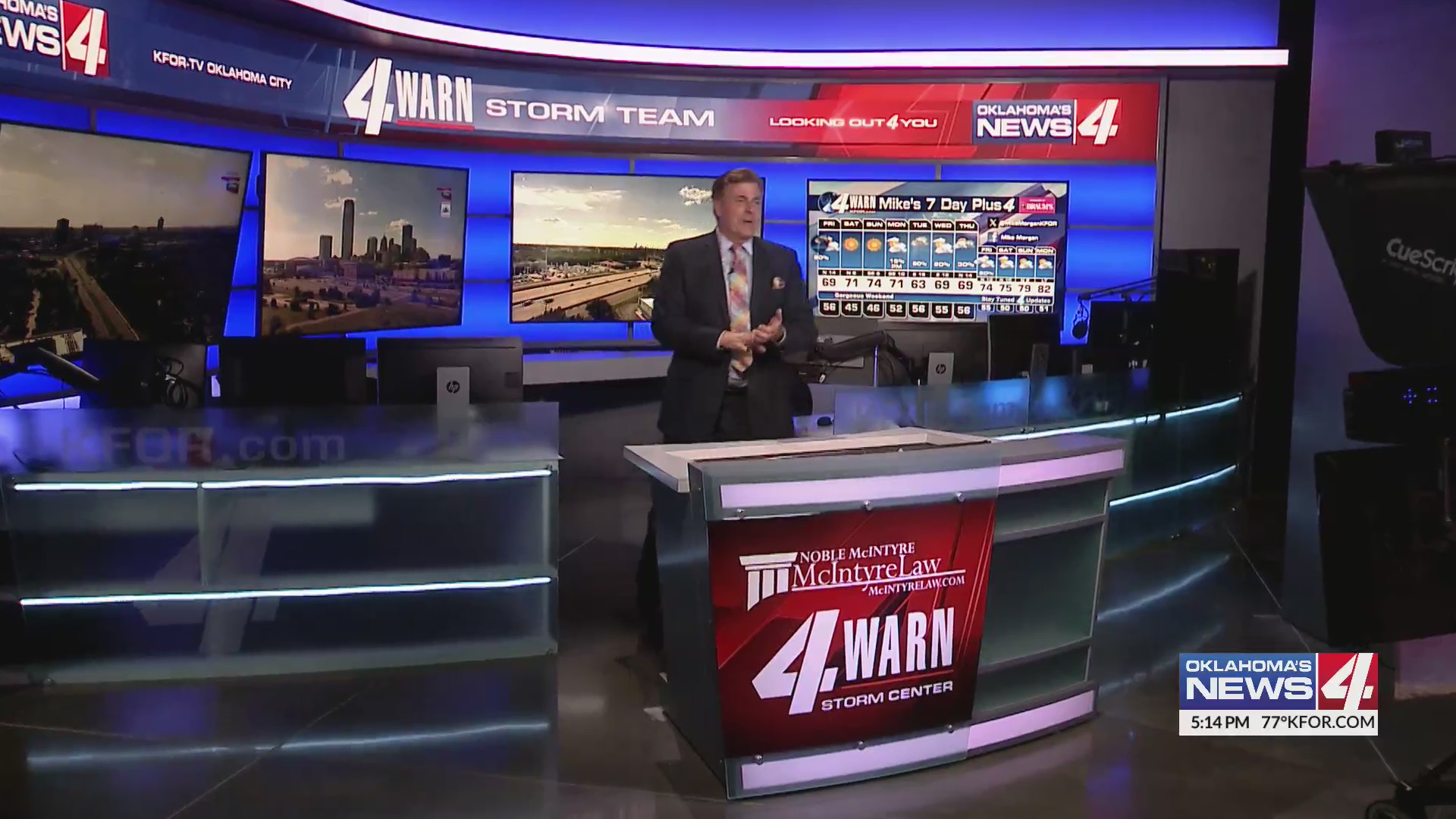 Mike Morgan tracking overnight storms and our weekend weather. May 1st ...