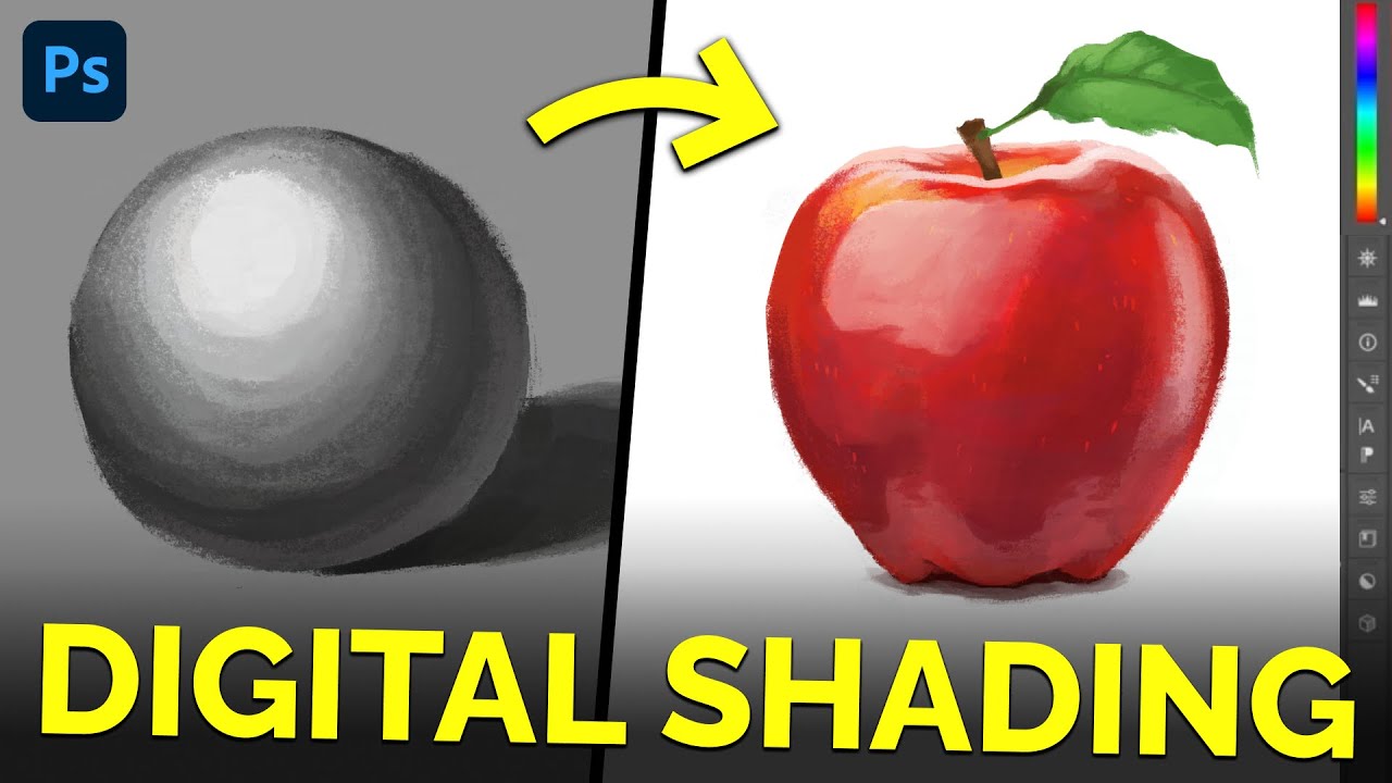 How to Draw a Realistic Apple – Digital Shading Made Easy!