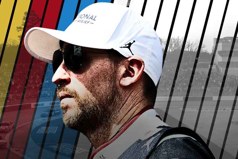 NASCAR Cup Series: Denny Hamlin's car catches fire at Texas in dramatic ...