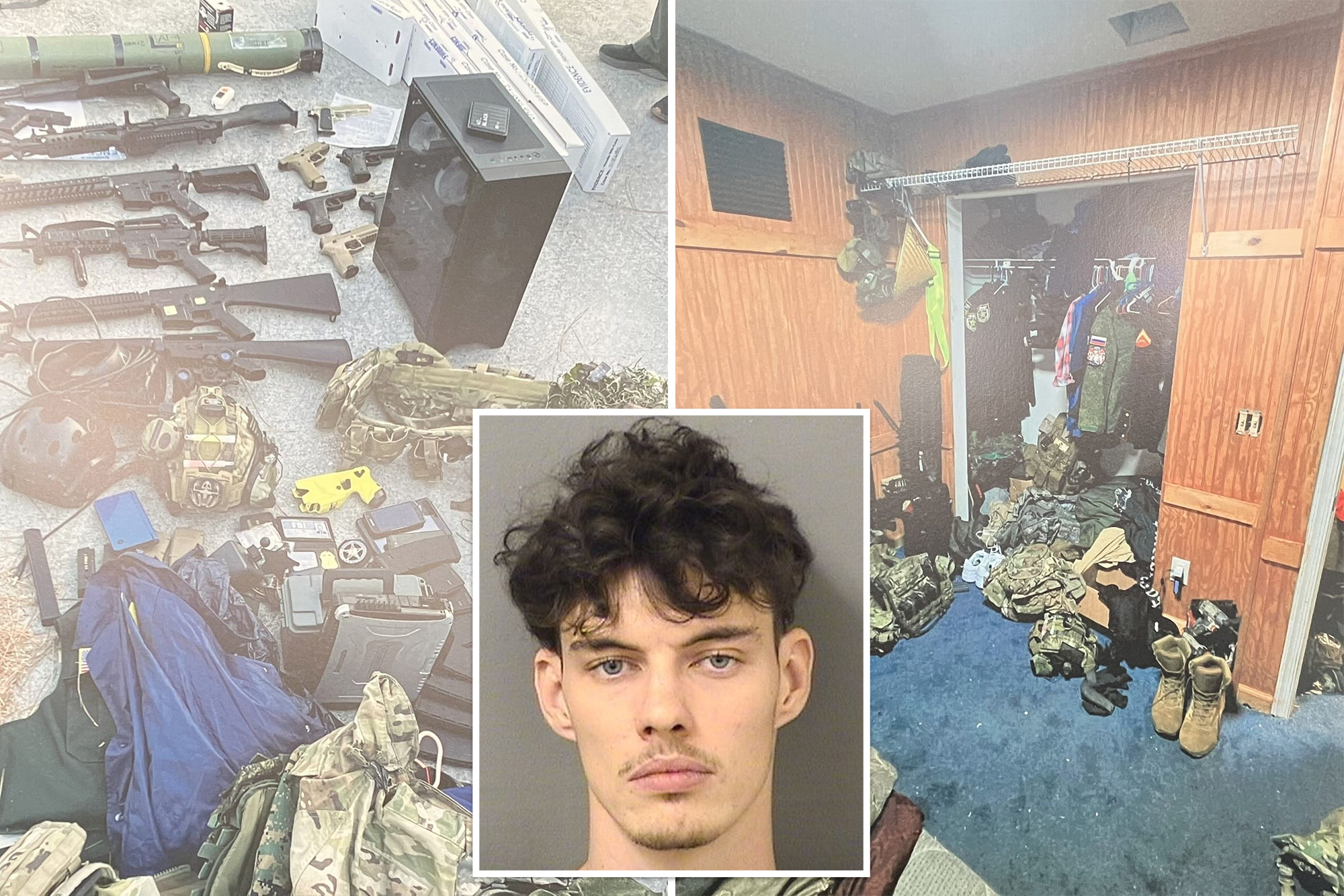 Extremist with massive arsenal allegedly swapped love notes, attack ...