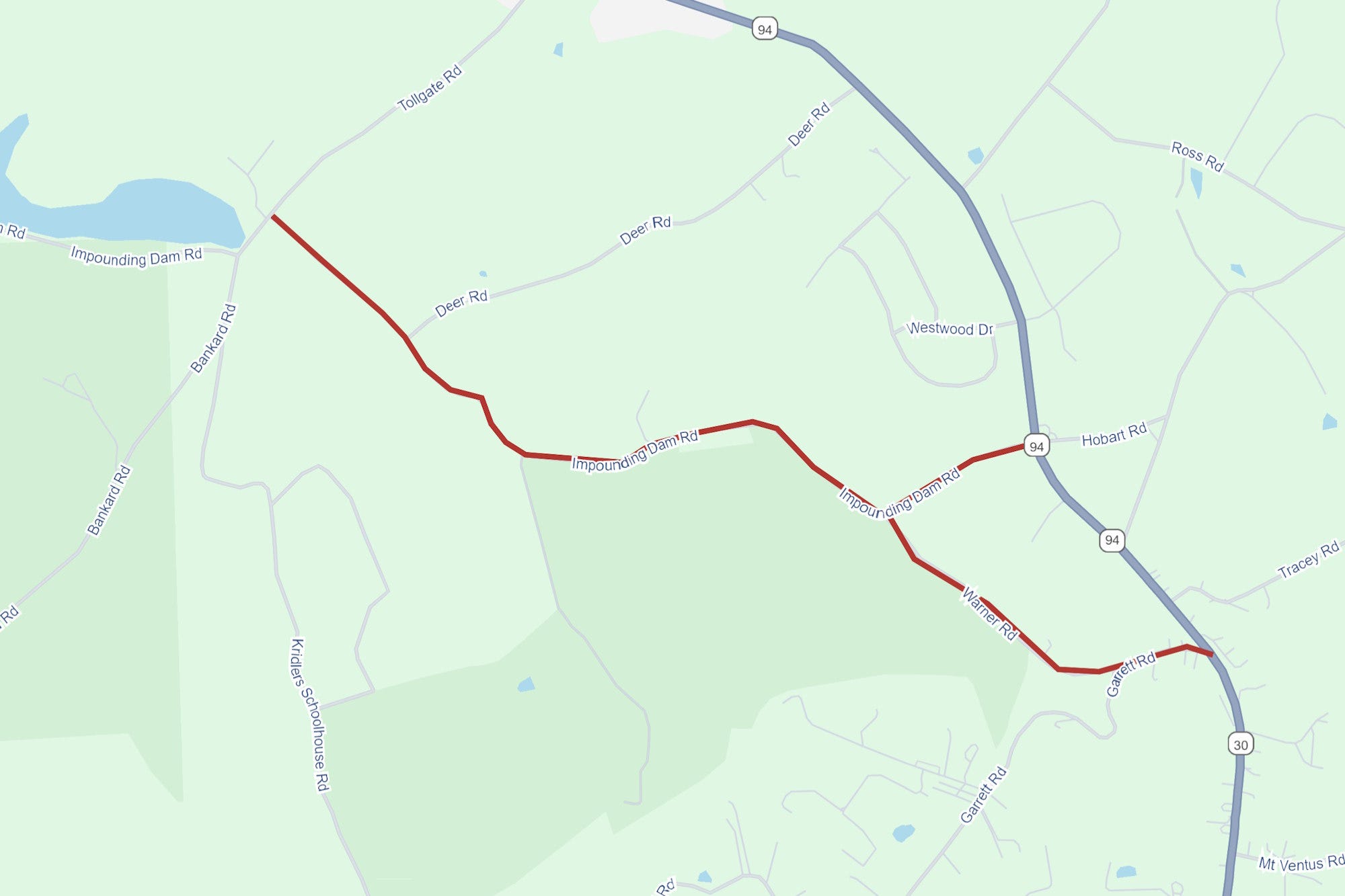 Two weeks of roadwork, closures set for part of Impounding Dam Road in ...