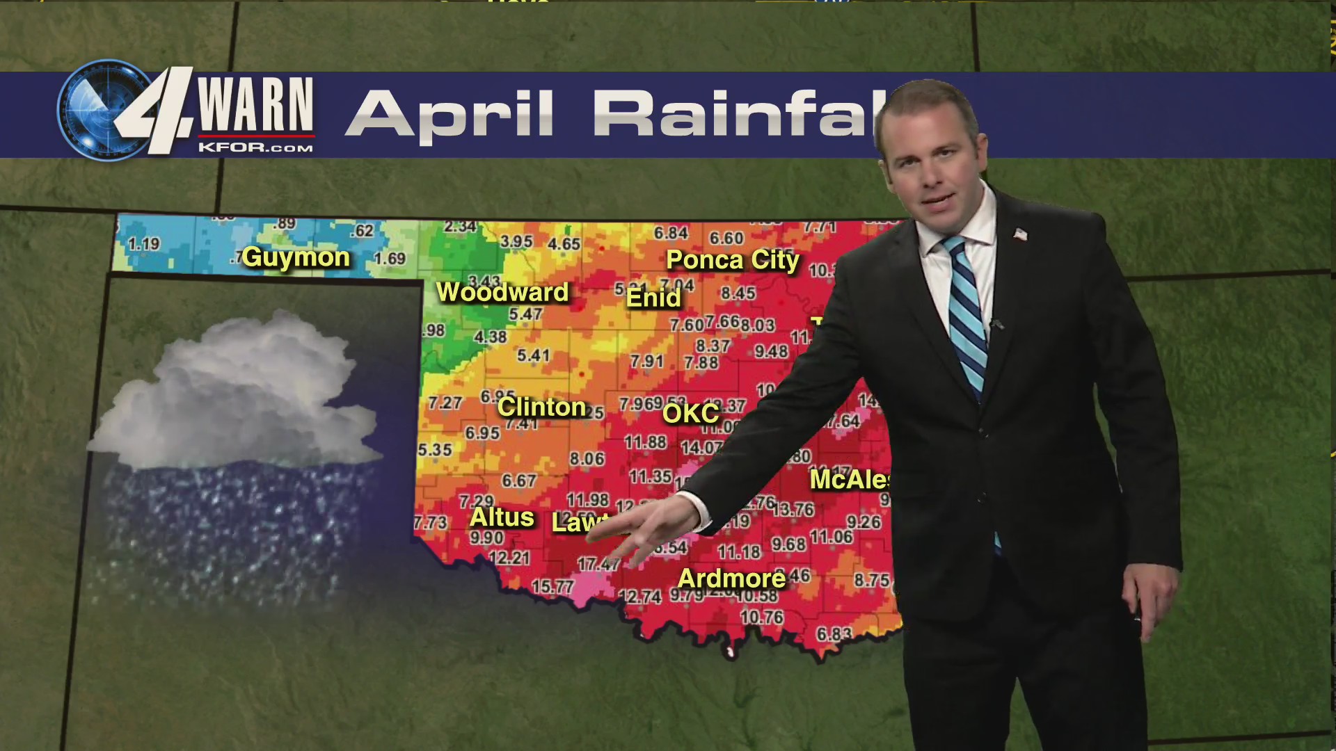 Aaron Brackett's Thursday afternoon weather update 5-1-2025