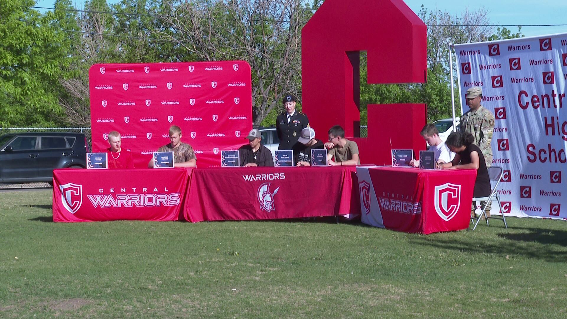 Patriotic students recognized at 2nd Annual Military Signing Day