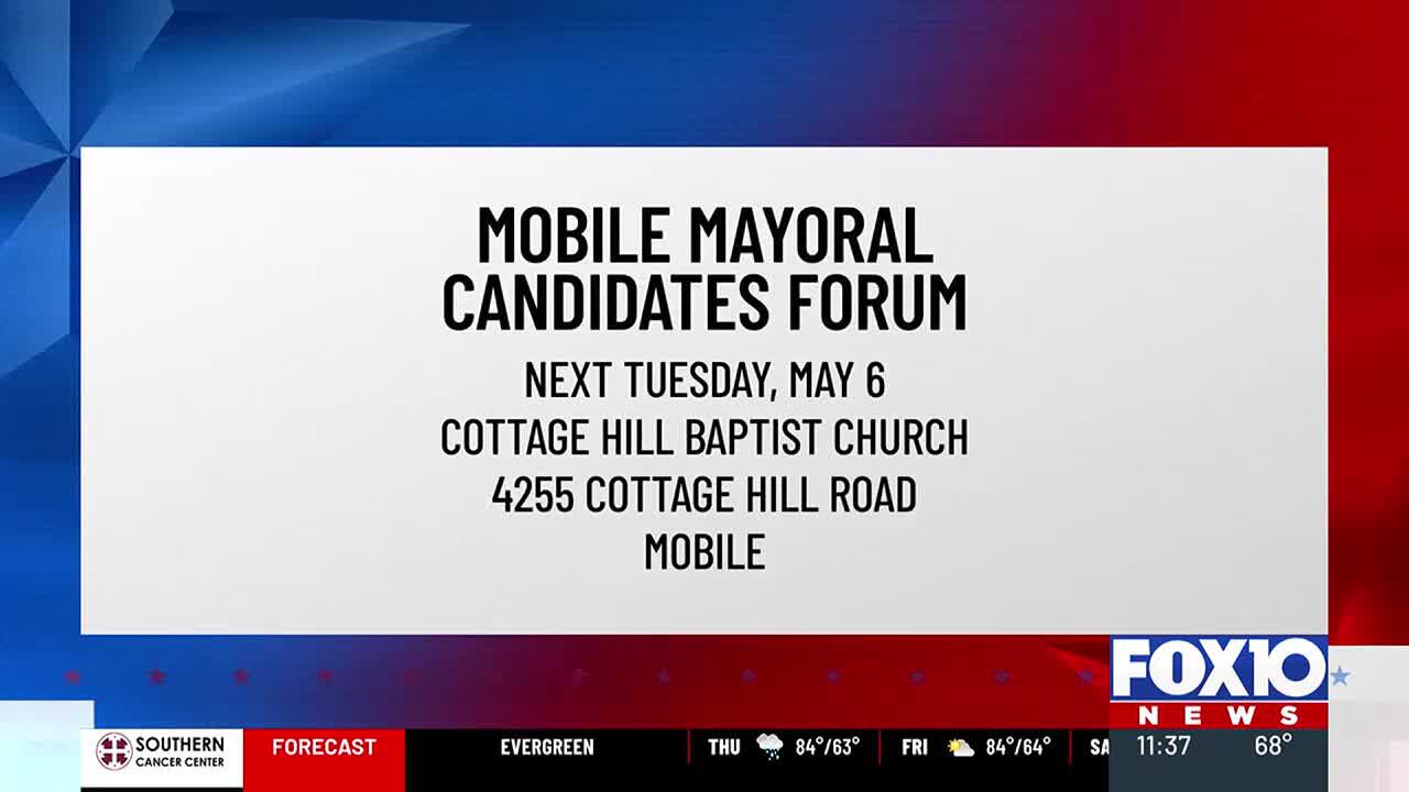 Mobile mayoral candidates to speak Tuesday at forum