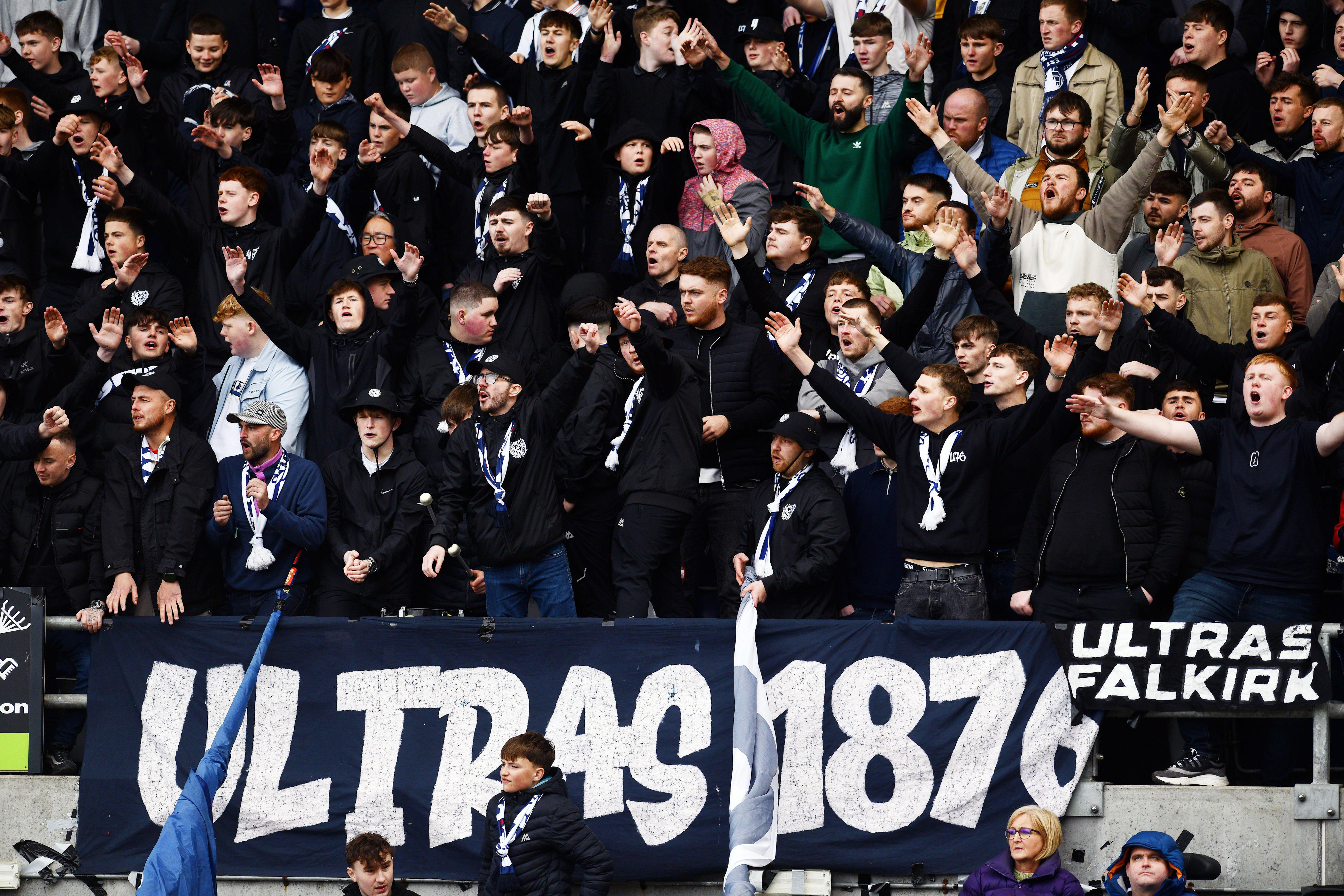 Falkirk fans raise over £8k for Ultras 1876 group after disturbance and ...