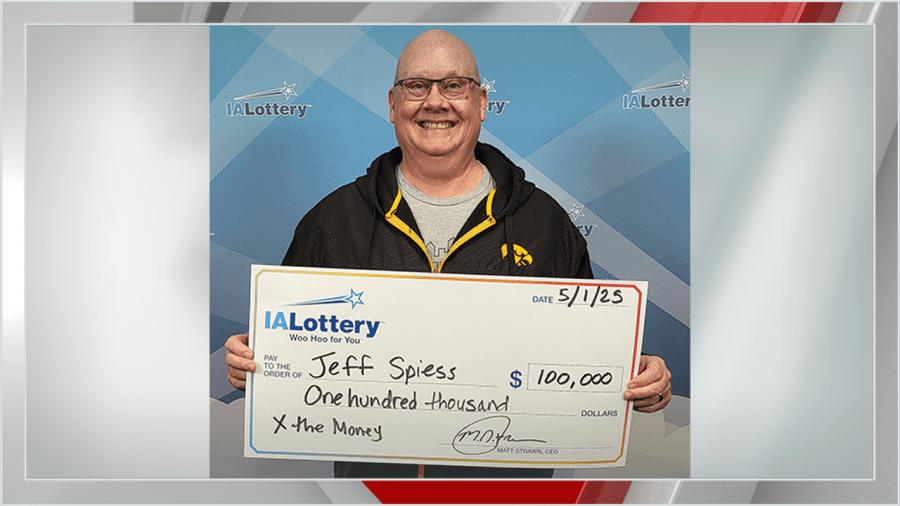 Iowa man surprises wife with $100,000 scratch-off win