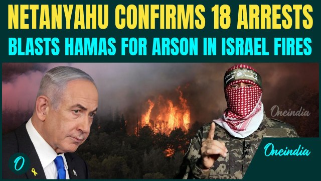 Israel Fire Latest: Netanyahu Announces 18 Arrests as Israel’s Worst ...