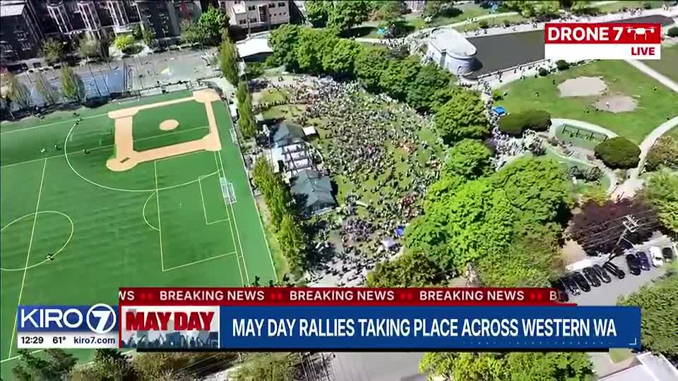 VIDEO: May Day rallies across Western Washington