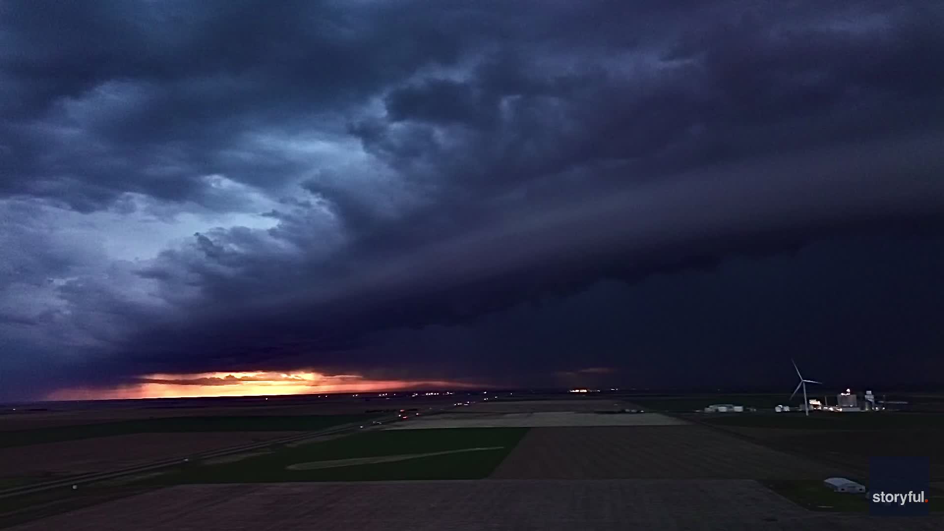 Foreboding Skies Loom Over Kansas as Severe Storms Sweep State