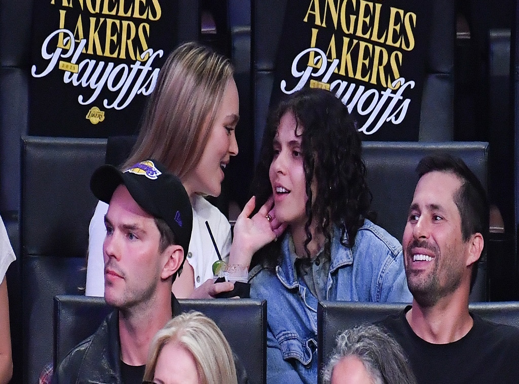 Lily Rose-Depp and 070 Shake Have Low-Key Date Night at Lakers Game