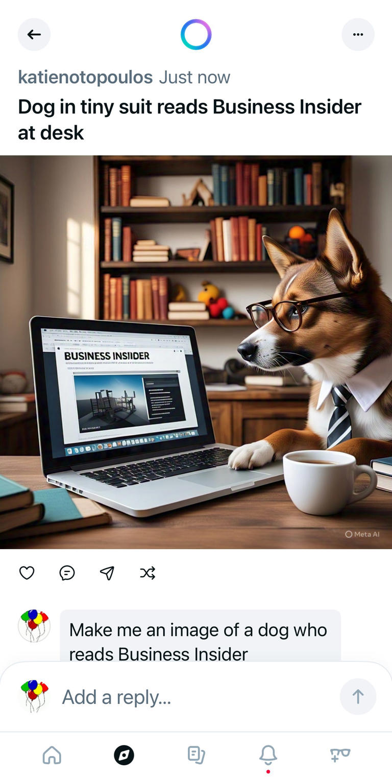 Meta has a new stand-alone AI app. It lets you see what other people ...